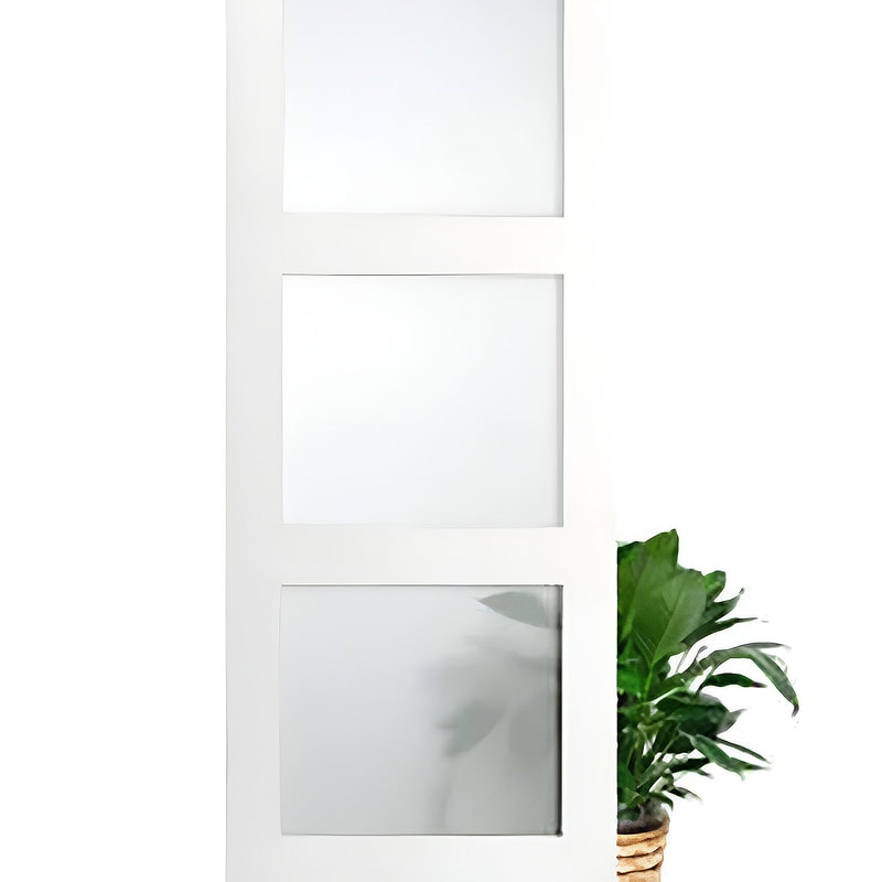 Frosted Glass 3 Panel - GARSON WOOD